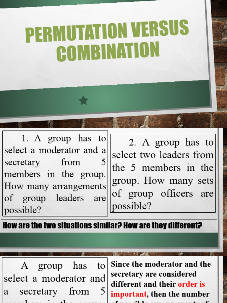 COMBINATION | PDF