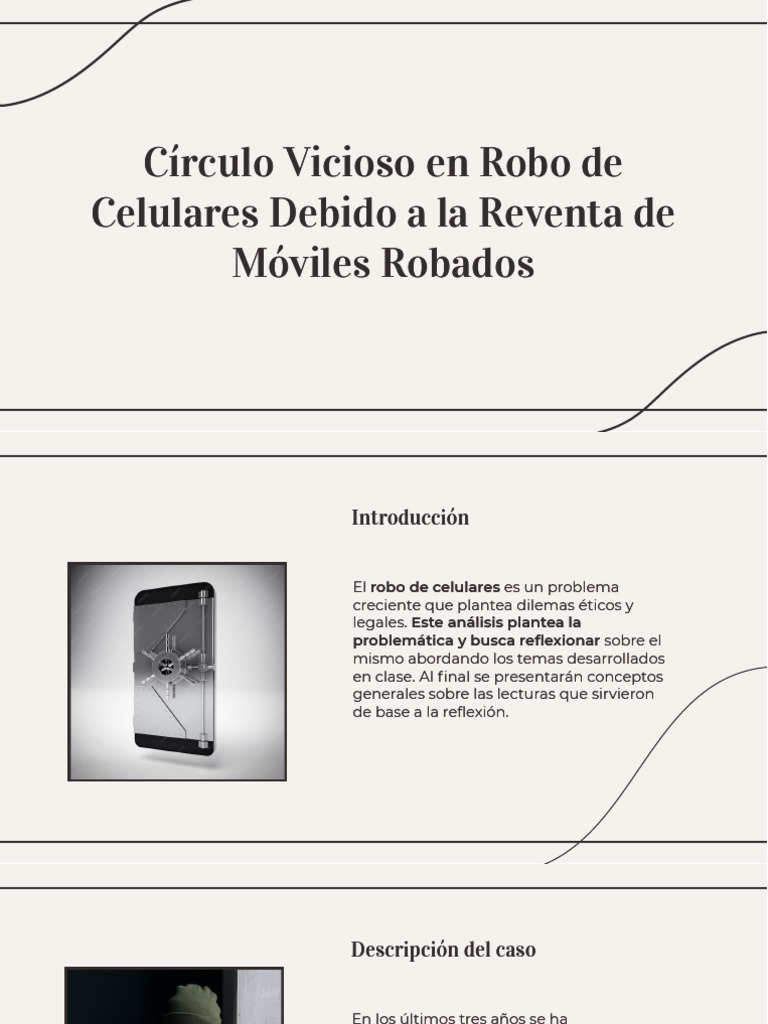 Círculo Vicioso del Robo de Celulares | PDF | Justicia | Crimen y violencia