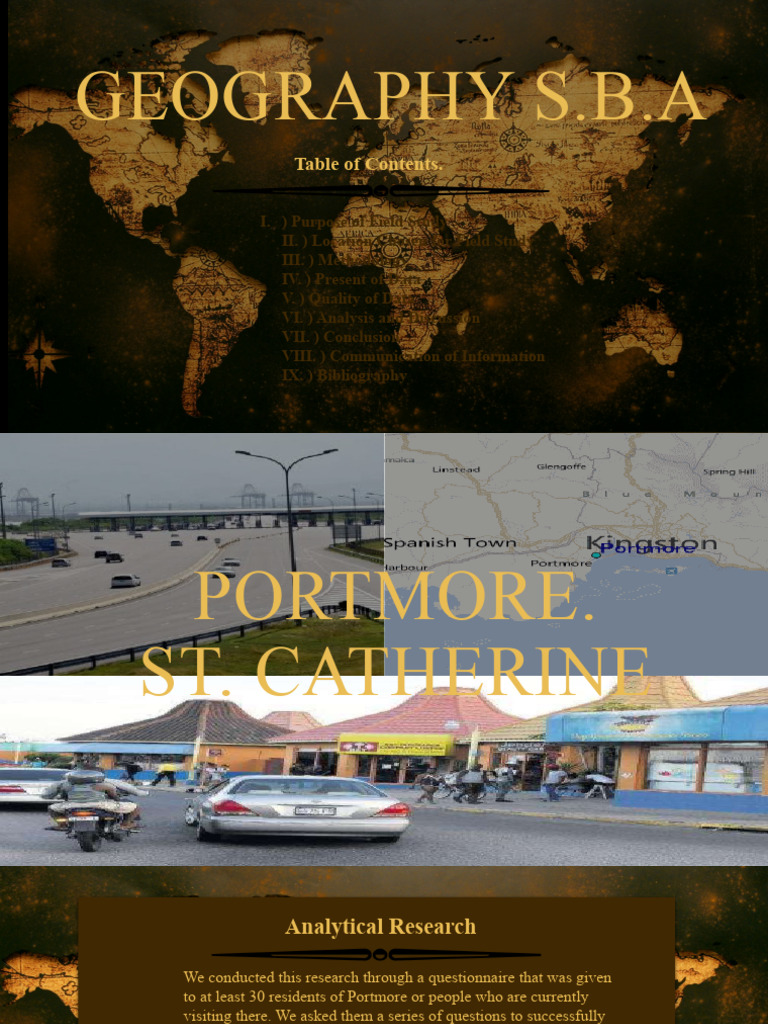 Geography SBA ( Unfinished ) | PDF