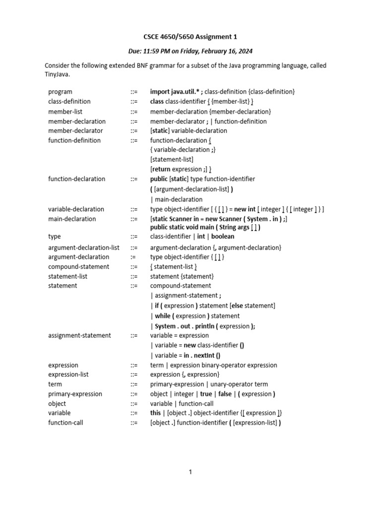 CSCE 4650/5650 Assignment 1: Due: 11:59 PM On Friday, February 16, 2024 | PDF | Computer Science ...