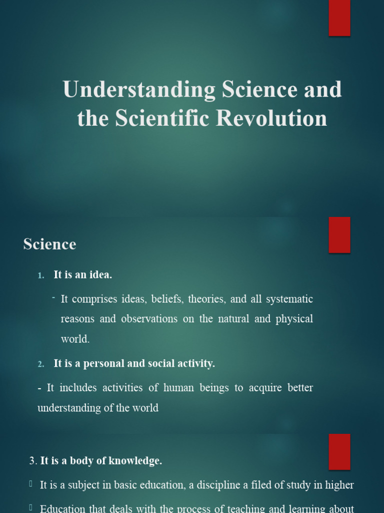 Understanding Science and The Scientific Revolution | PDF | Science | Observation