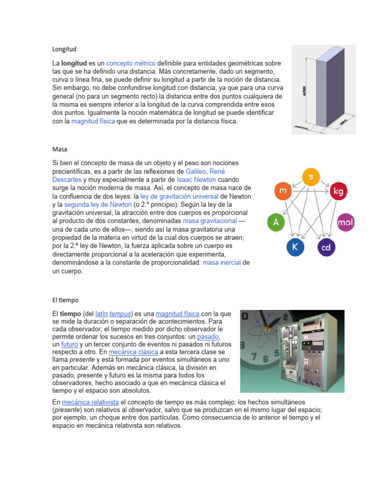 Conceptos Básicos de Magnitudes Físicas | PDF | Celsius | Fahrenheit