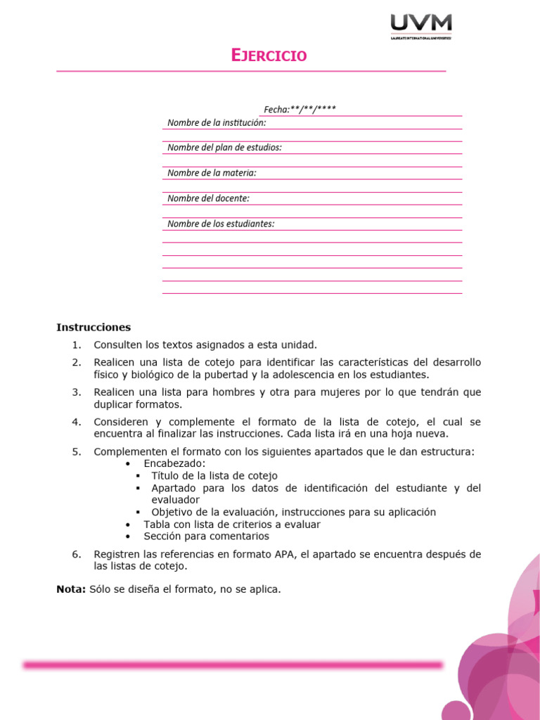 Ejercicio PA U2 | PDF