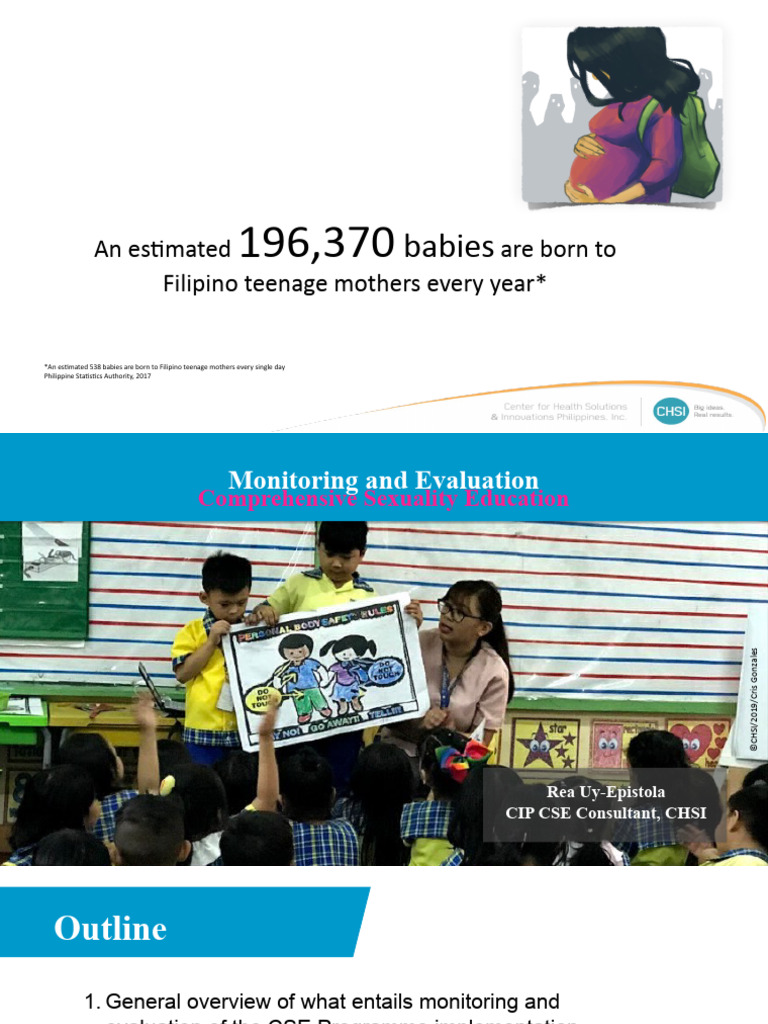 Monitoring Evaluating Cse Programs Pdf Sex Education