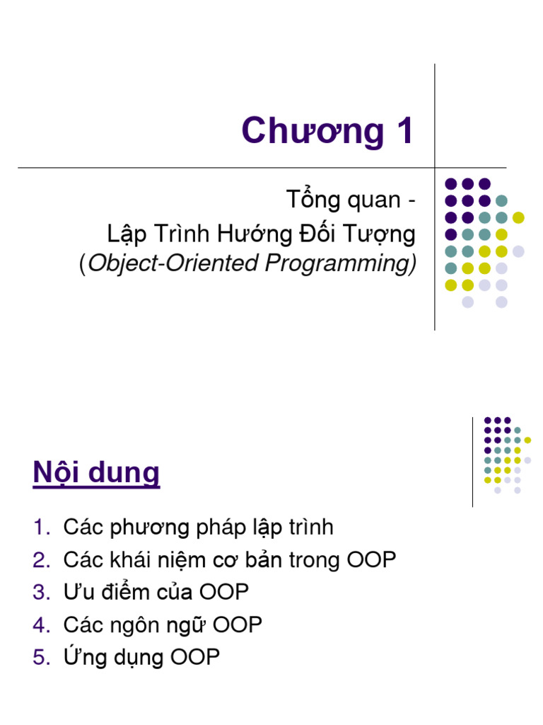 Chuong 1 - Gioi Thieu Tong Quan | PDF