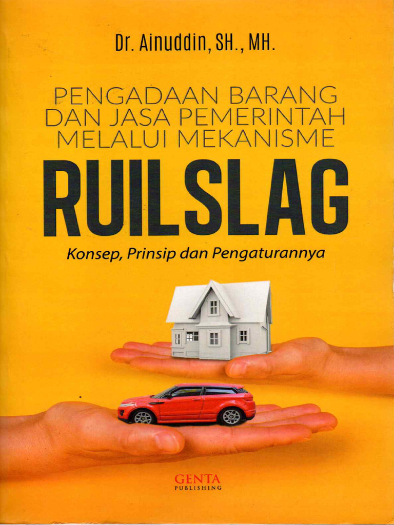 Buku Ajar Pengadaan Barang Dan Jasa Pemerintah Melalui Mekanisme