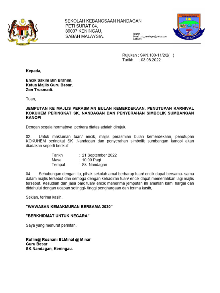 Surat Jemputan | PDF