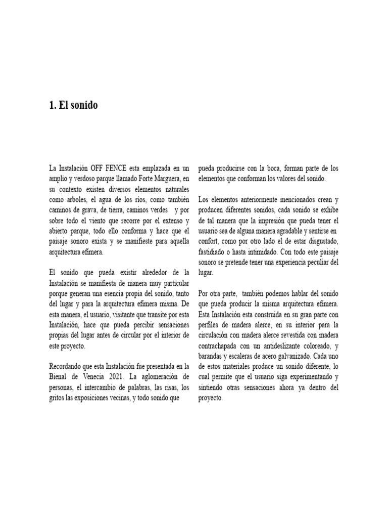 El Sonido (Actualizado) | PDF | Sonido