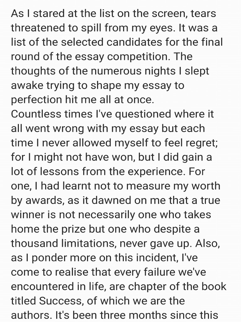 Agbo Joy Essay 1 | PDF