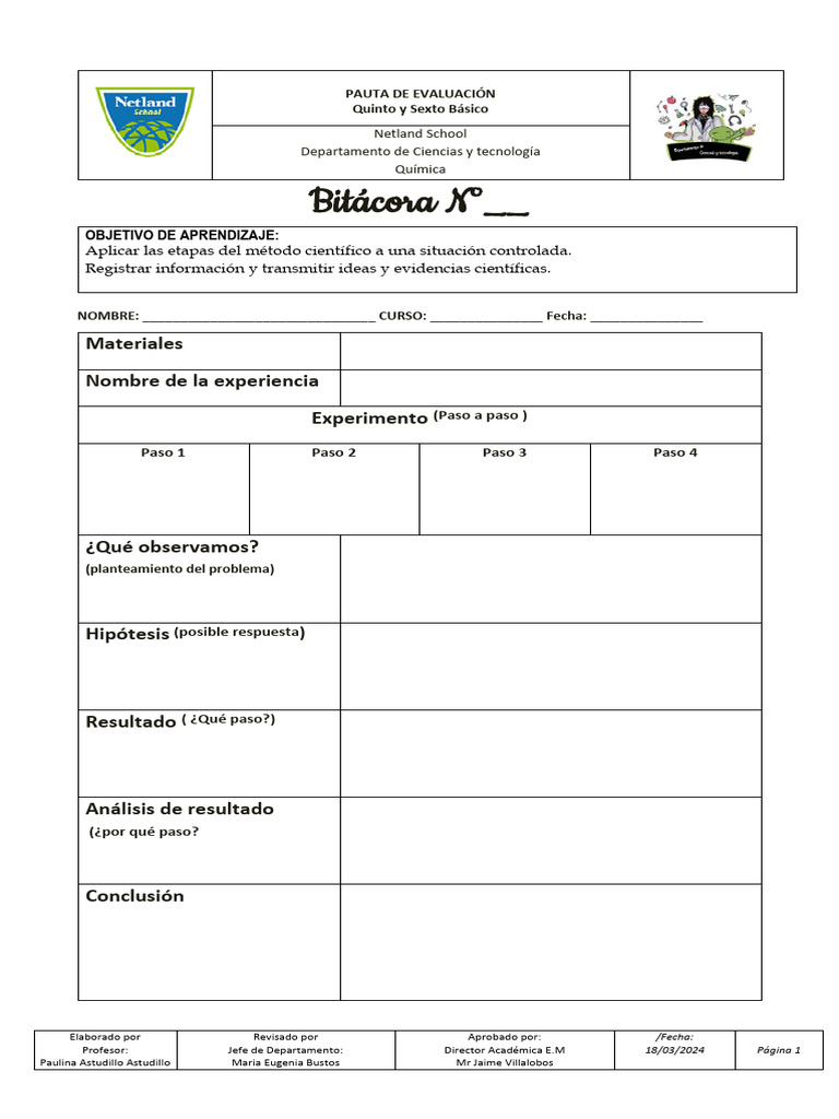 Bitacora 2024 | PDF | Cognición | Science