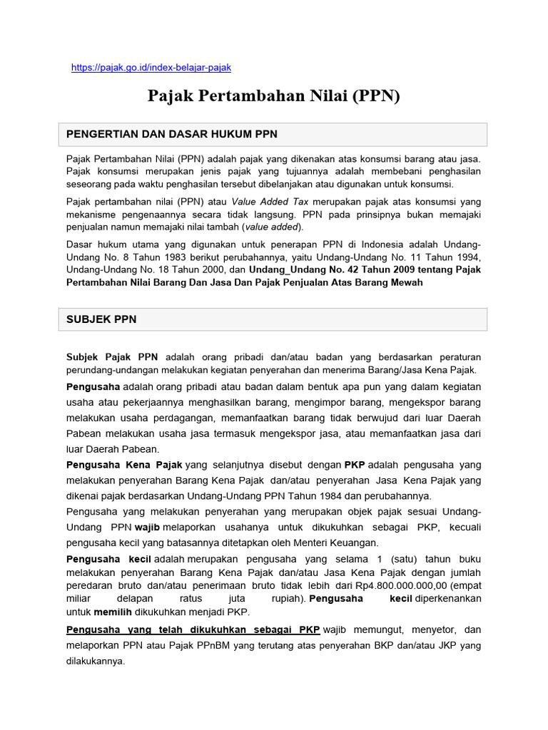 4 PPN Ok Edit 2022 | PDF | Pengelolaan Keuangan & Uang