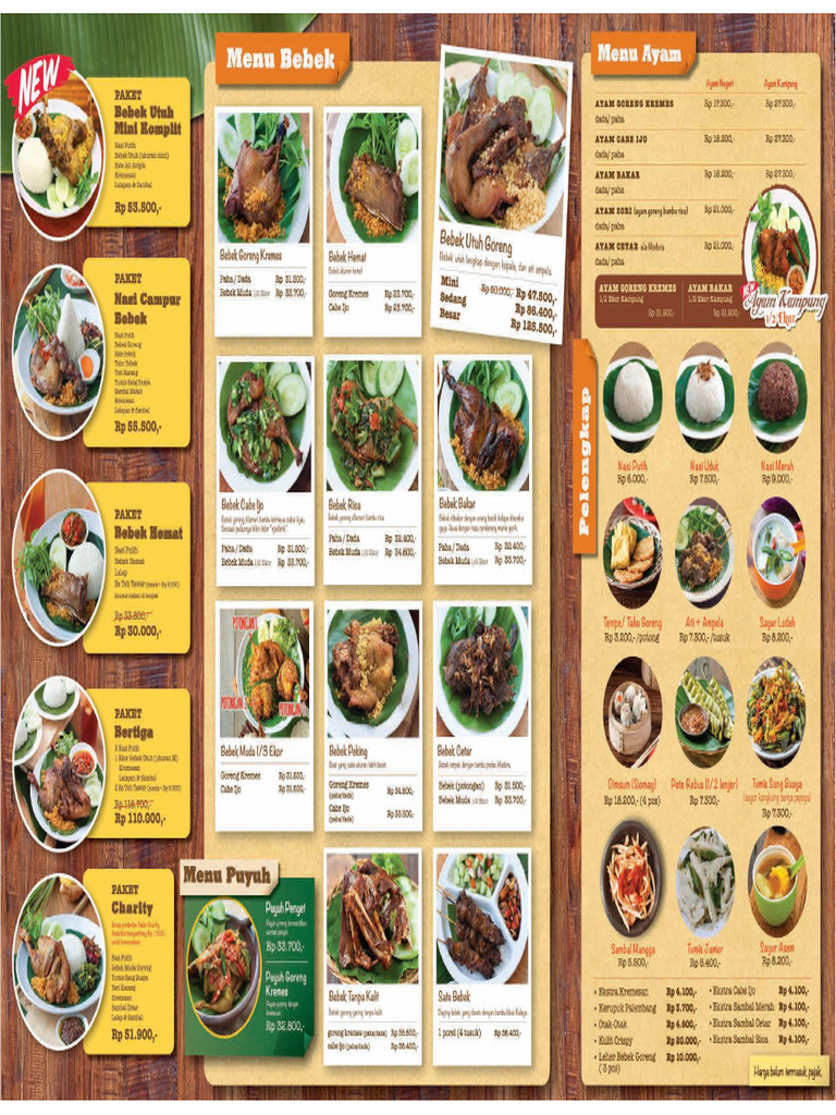 Menu Kaleyo 2024 | PDF