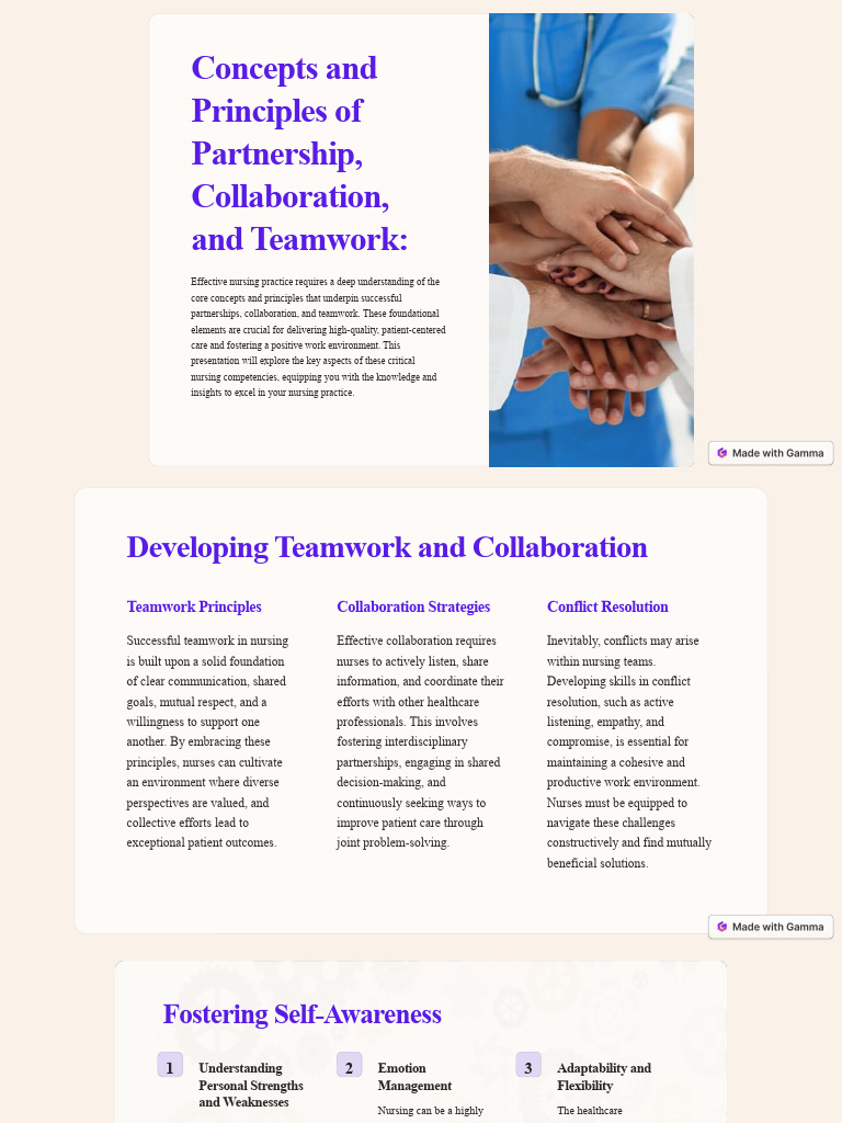 Concepts and Principles of Partnership Collaboration and Teamwork ...