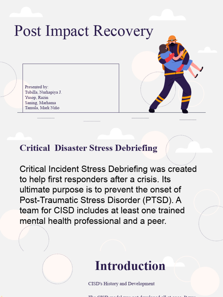 Post Impact Recovery | PDF | Psychological Trauma | Psychological Concepts