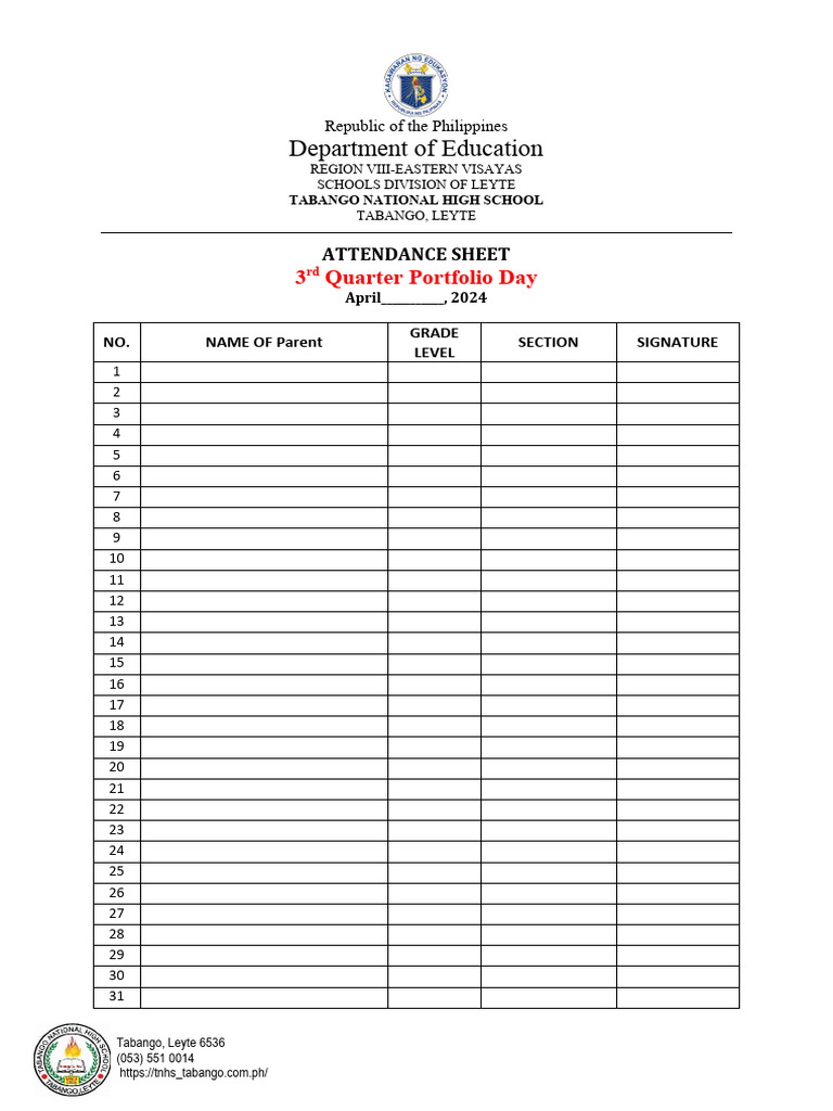 Attendance-Sheet | PDF