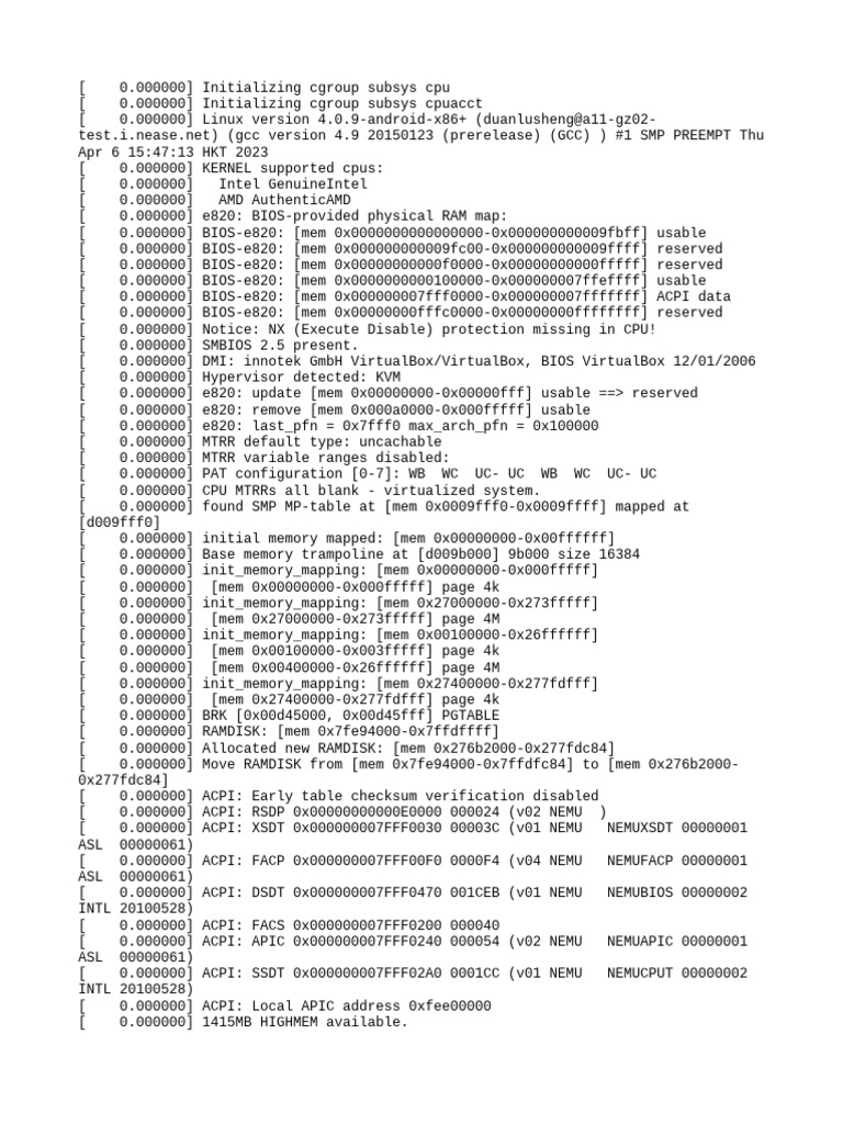 RomCmdOutput TimeOut | PDF | System Software | Operating System Technology