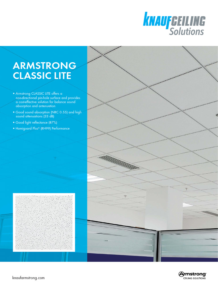 Armstrong Classic Lite | PDF | Attenuation | Applied And Interdisciplinary Physics