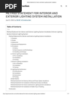Cable Tray Installation Method Statement | PDF | Personal Protective ...