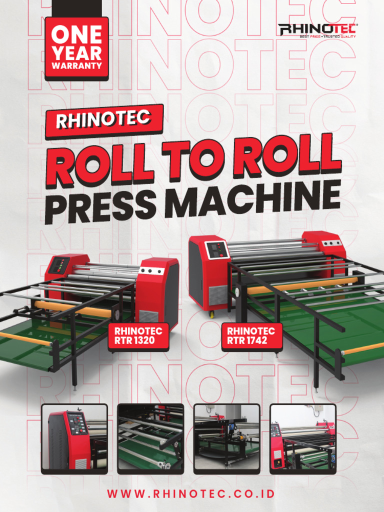 Brosur Mesin Press Roll To Roll | PDF