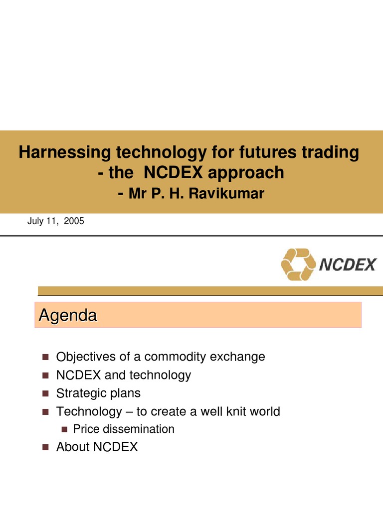 Ncdex | PDF | Commodity Markets | Internet