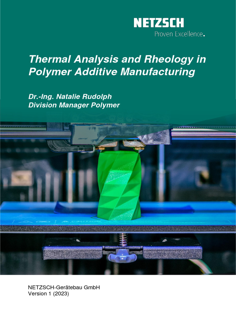 Thermal Analysis in Polymer AM | PDF | Differential Scanning ...