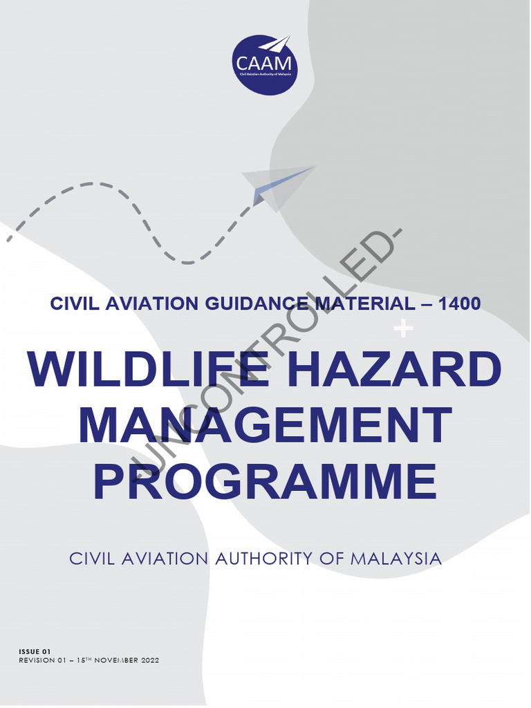 CAGM 1400 Wildlife Hazard Management Programme ISS01 - REV01 | PDF | Risk | Risk Assessment