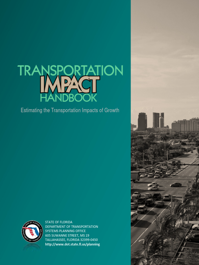 FDOT - Transportation Impact Handbook - 2010 - Draft Version | PDF | Transport
