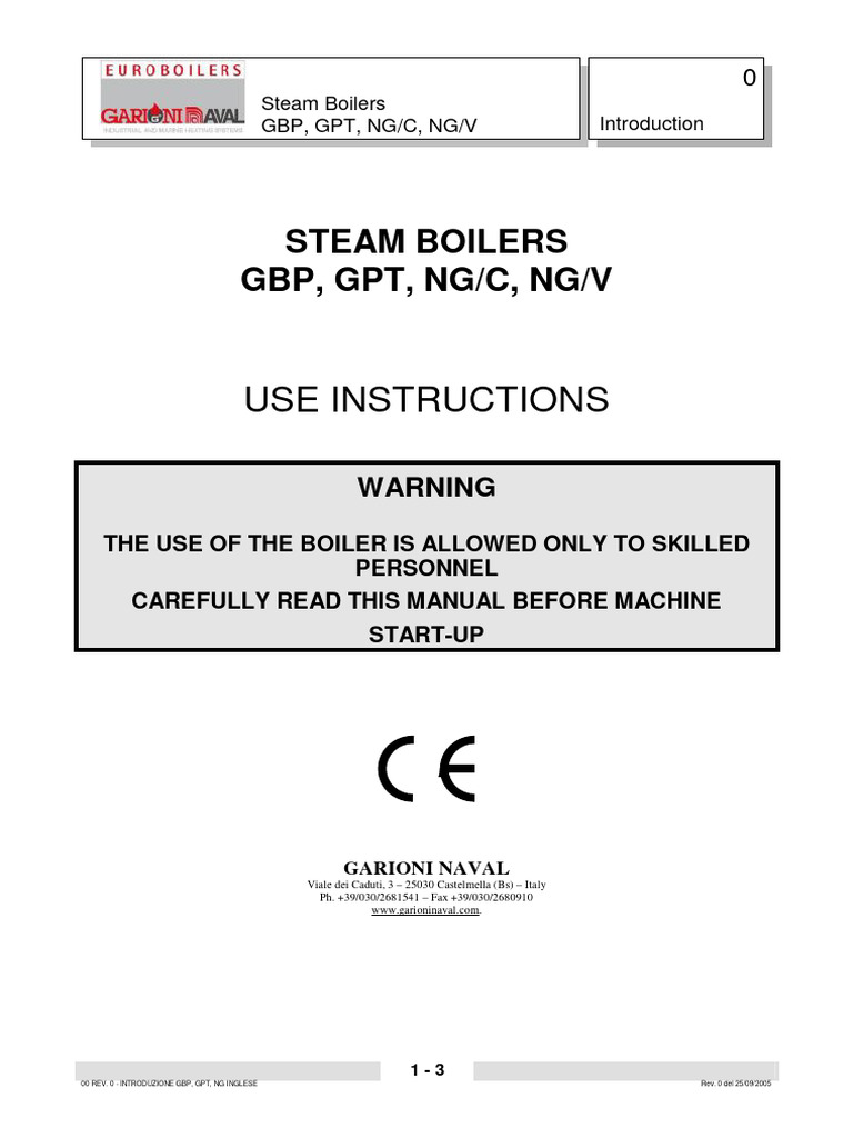 GBP, GPT, NG Inglese | PDF | Boiler | Energy Technology