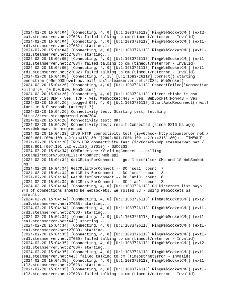 Connection Log - Previous | PDF | Software | Network Architecture