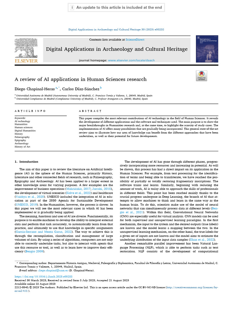 AI1 s2.0 S2212054823000334 Mainext | PDF | Artificial Intelligence | Intelligence (AI) & Semantics