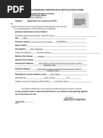 Police Verification Form PDF 1 | PDF