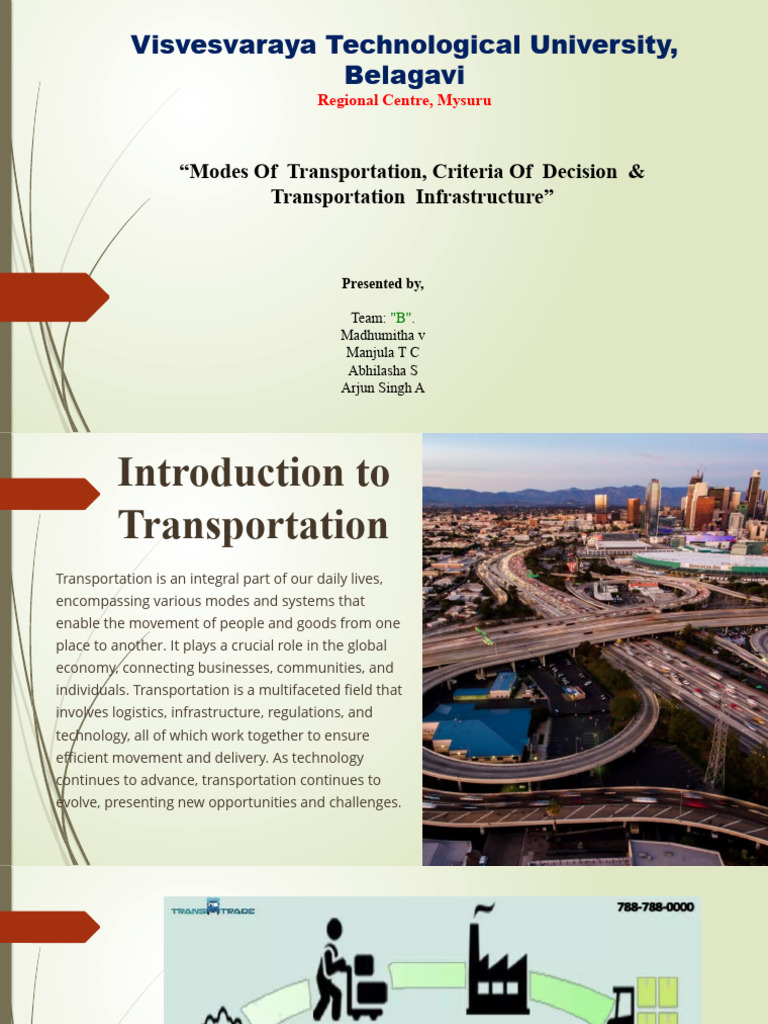 Visvesvaraya Technological University, Belagavi | Download Free PDF | Transport | Rail Transport