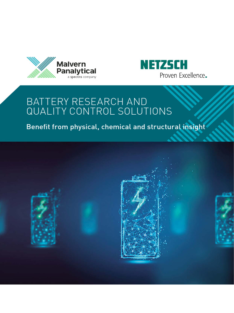 Malvern-netzsch Battery Brochure | PDF | Differential Scanning Calorimetry | Thermal Expansion