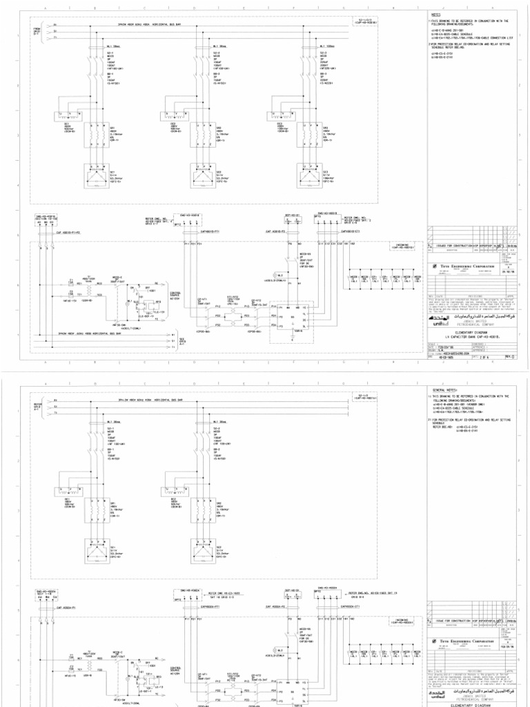 CKT Diagram of Capacitor Bank | PDF