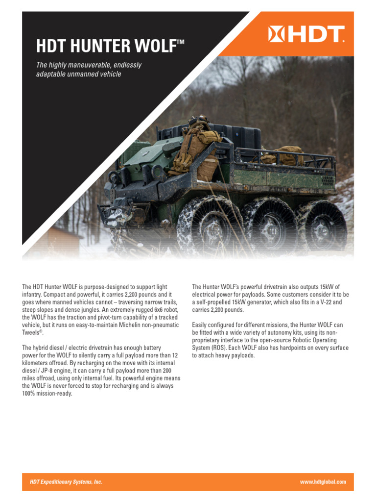 HDT Hunter WOLF 11 | PDF | Hybrid Vehicle | Transport