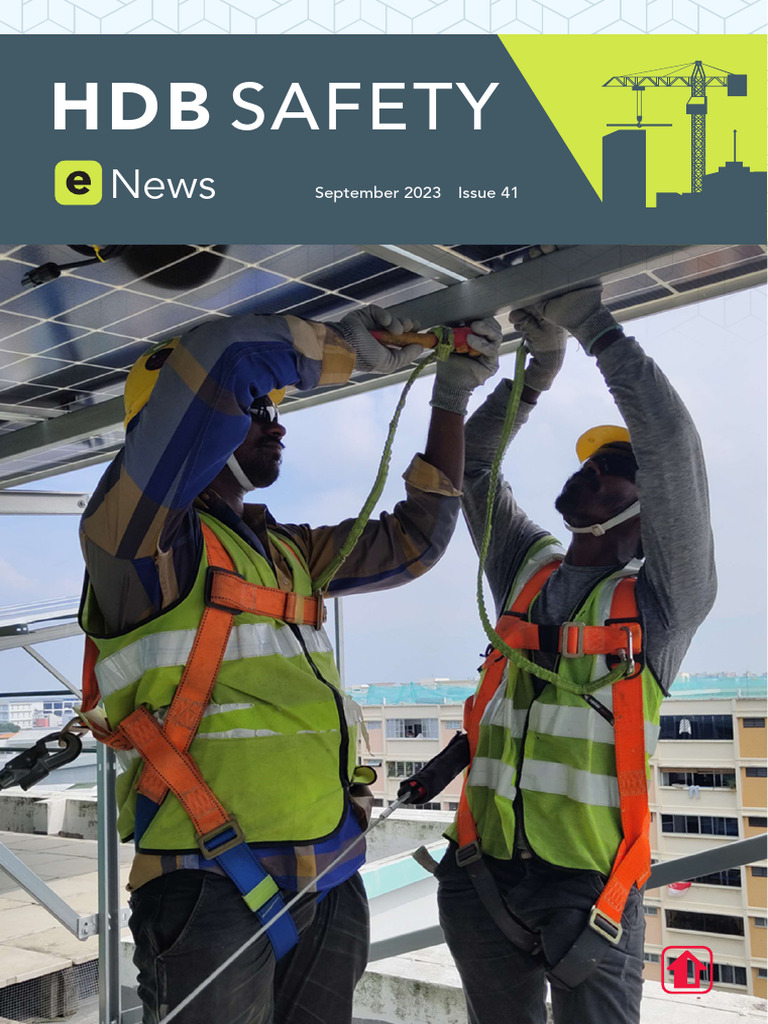 HDB - Safety Enews 41 | PDF | Occupational Safety And Health | Solar Panel