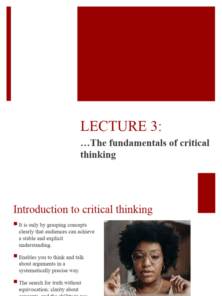 Fundamentals of Critical Thinking | PDF | Argument | Deductive Reasoning