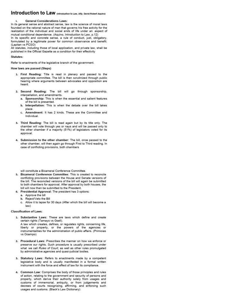 Introduction To Law Pdf Employment Labour Law