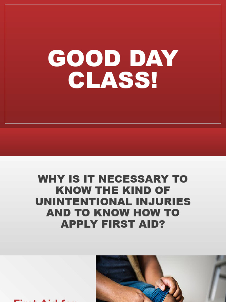 Q3 First Aid For Common Unintentional Injuries | PDF | First Aid | Burn