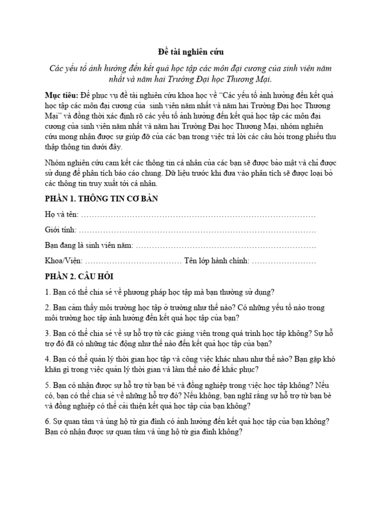 PPNCKH Nhóm 4 Bảng nghiên cứu định tính | PDF