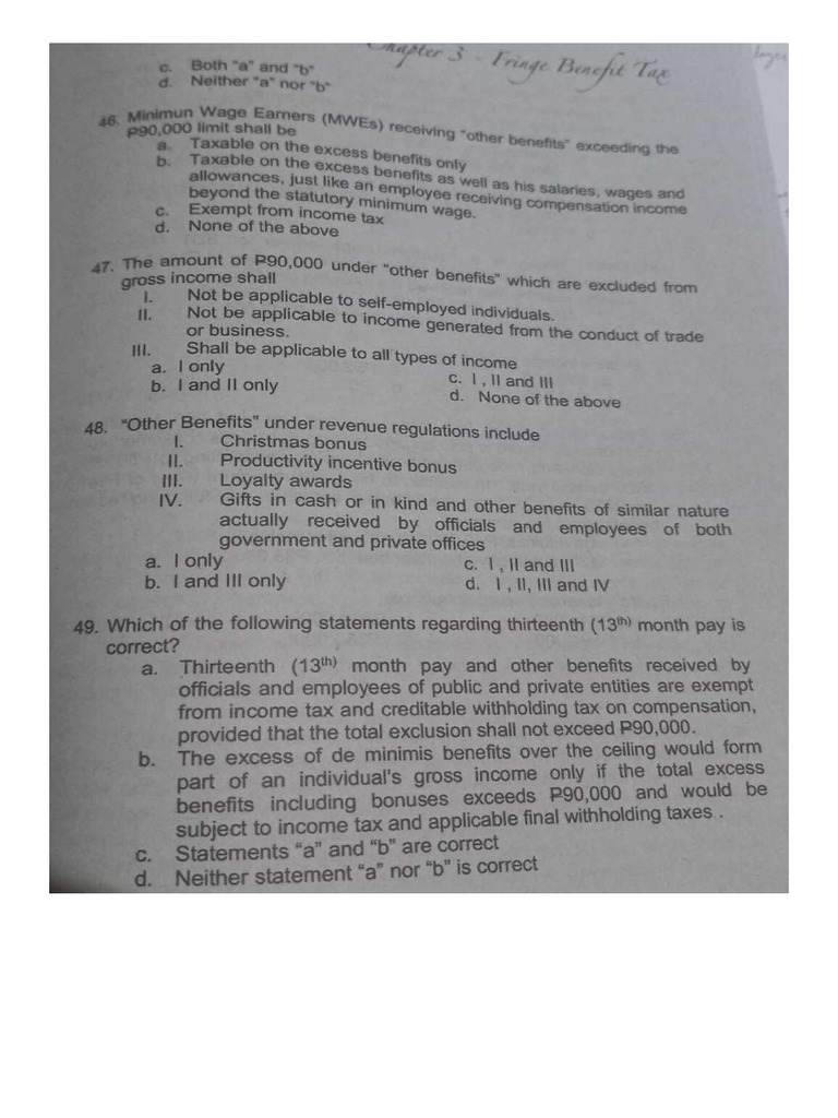 CHAP 3 TAXATION TABAG | PDF