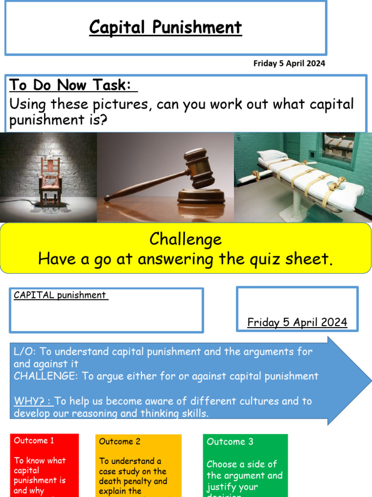 Understanding Capital Punishment Debate | PDF | Capital Punishment ...
