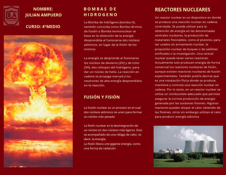 Deep Taupe and Yellow Volcano Science Trifold Brochure | PDF | Armas ...