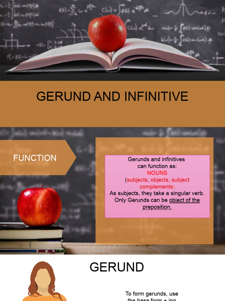 Gerunds vs. Infinitives Guide | PDF | Verb | Adjective