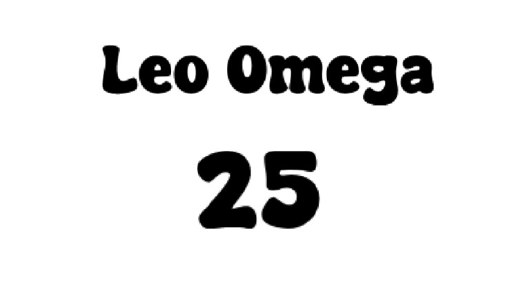 Leo Omega 25 | PDF