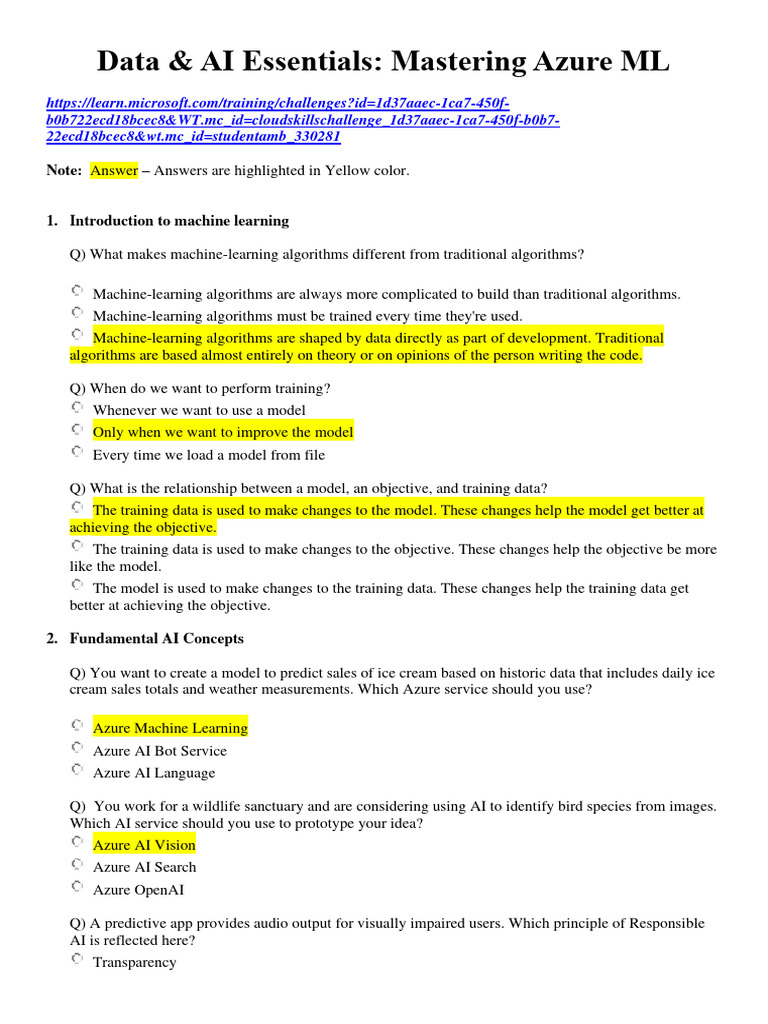 Microsoft Challenge | PDF | Databases | Machine Learning