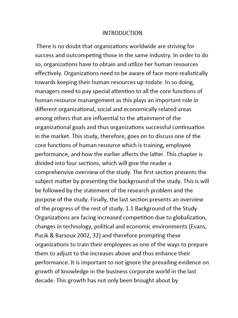Impact Of Main Power Training PDF Performance Appraisal Methodology
