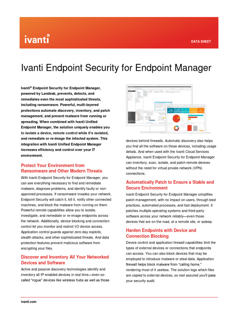 Ivi 1853 Endpoint Security For Endpoint Manager | PDF | Malware | Security