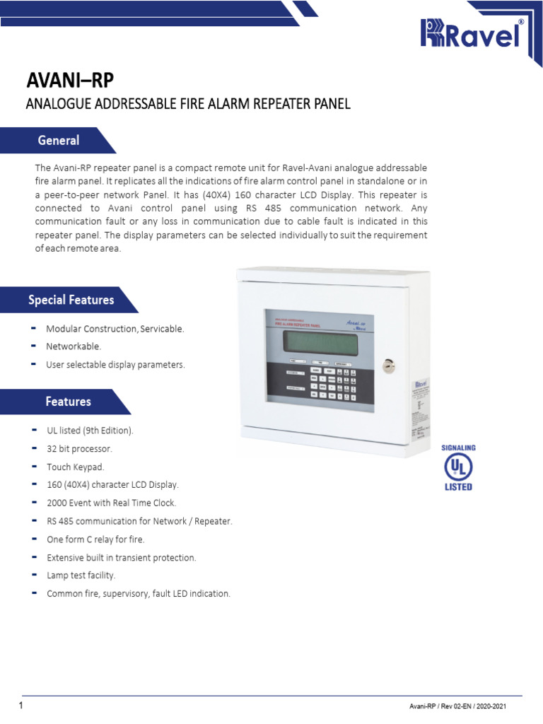 Avani RP REV 02 EN | PDF | Relay | Computer Engineering
