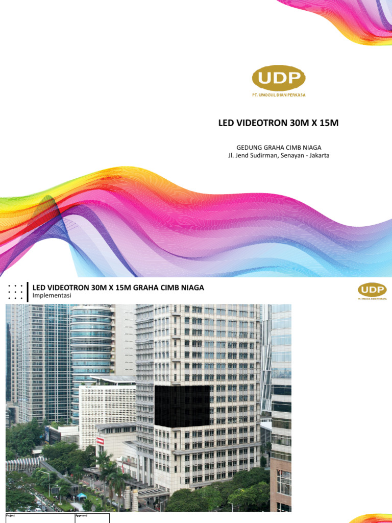 Design Led Videotron 30x15m Graha Niaga | PDF